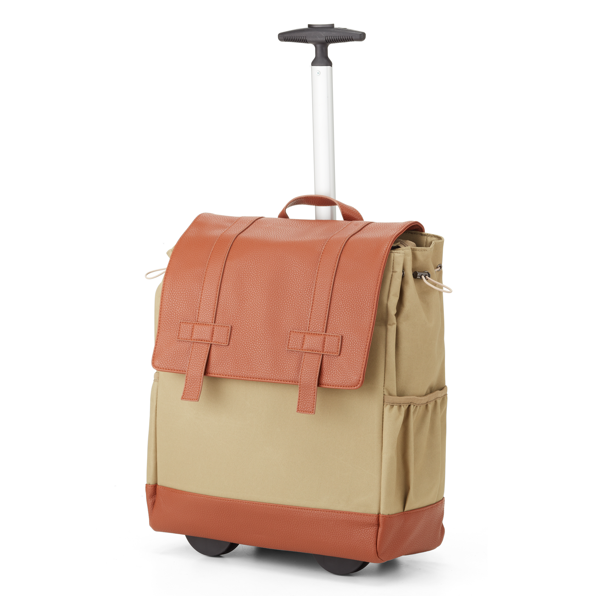 Roller Laptop Backpack - Wheels Up 15-16” For Men and Women